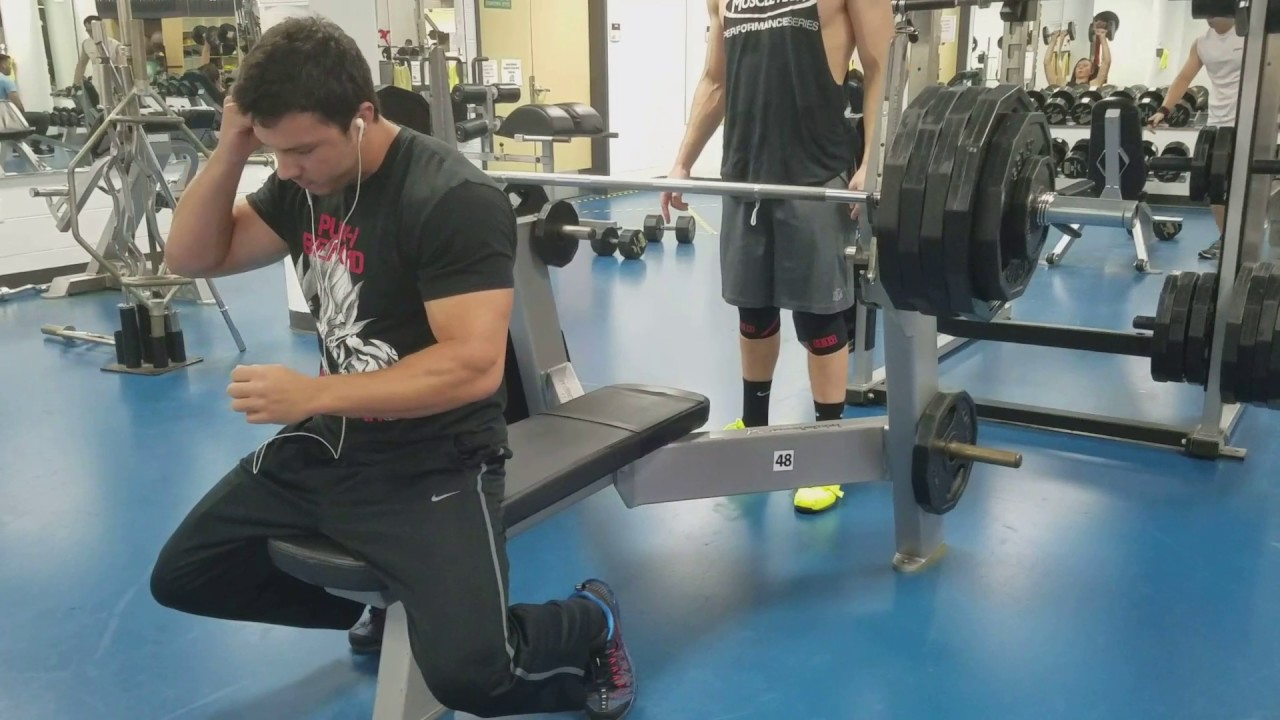 Michael Phaup 485 bench at 6' 205 lbs - YouTube