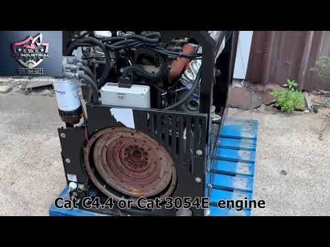Cat 3054E engine - YouTube