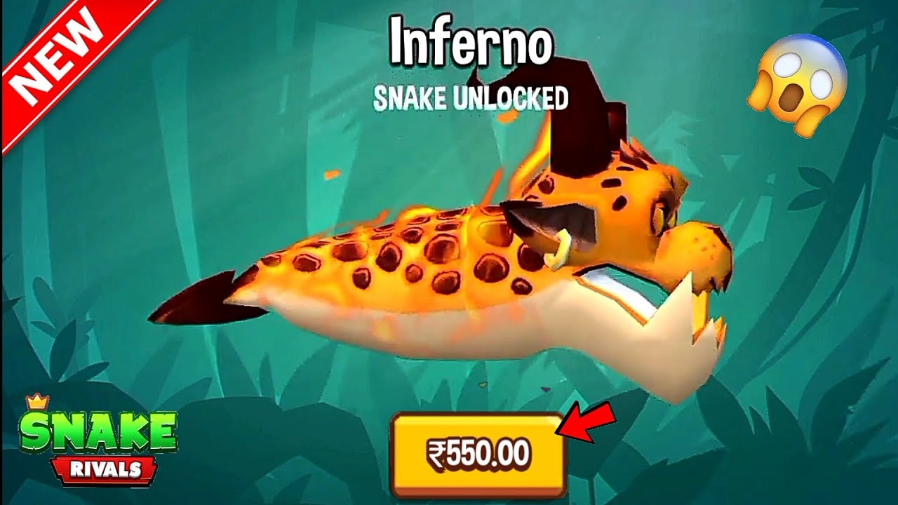 Snake Rivals - NEW SNAKE UNLOCKED Inferno 🗾 - YouTube