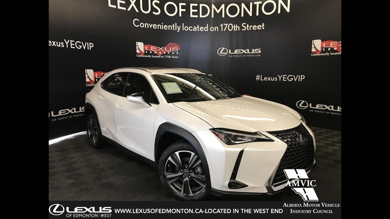 White 2019 Lexus UX 250H Premium Package Review - Edmonton, Alberta ...