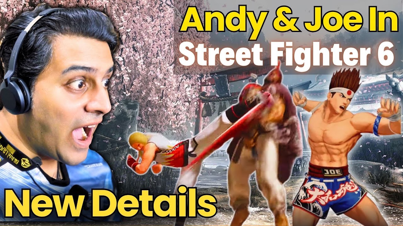 Andy bogard and Joe reveal in Street Fighter 6 trailer reaction - YouTube