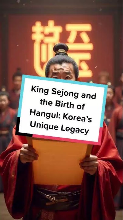 King Sejong and the Birth of Hangul Korea’s Unique Legacy - YouTube