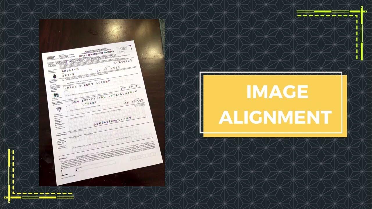 Image Features And Alignment With Opencv Youtube