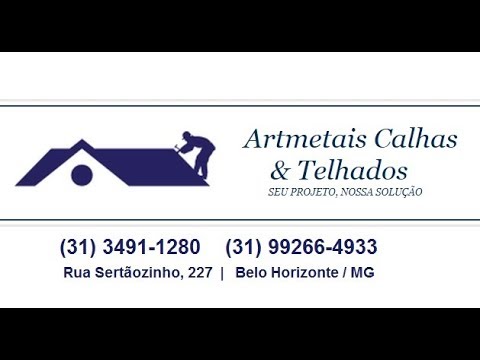 calhas e rufos bh Artmetais Calhas & telhados - YouTube