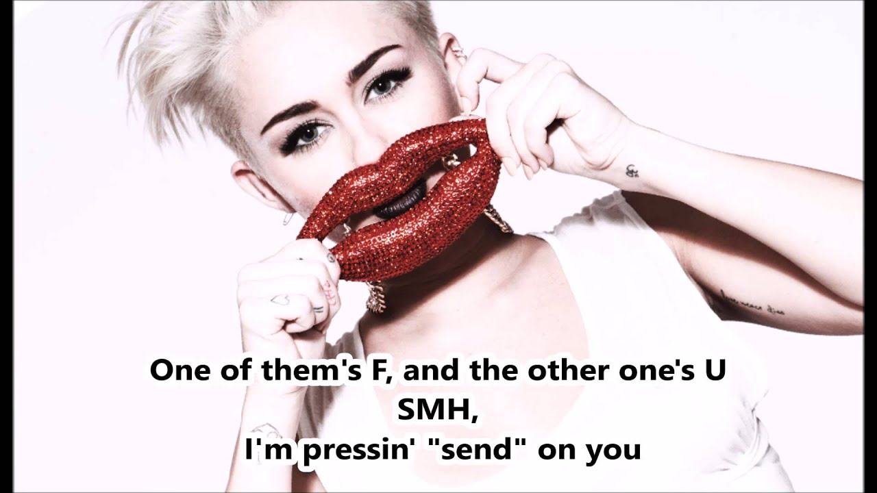 FU Miley Cyrus Letra - YouTube