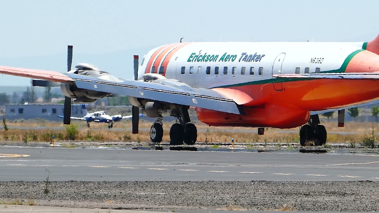 Hillsboro Aero Academy Piper PA-44-180 Seminole [N446PA] Takeoff from ...