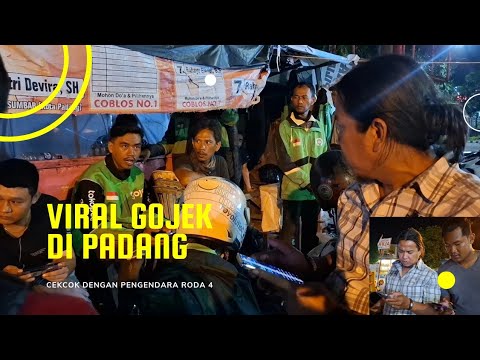 VIRALL..00KNUM G00JEK DI KOTA PADANG B3NTR00K DENGAN P3NG3NDARA RODA 4