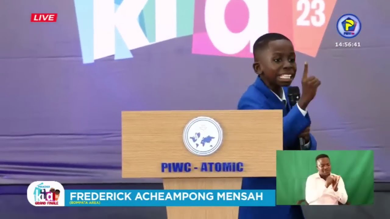 Master Frederick Acheampong Mensah's First Presentation At The Preacher ...