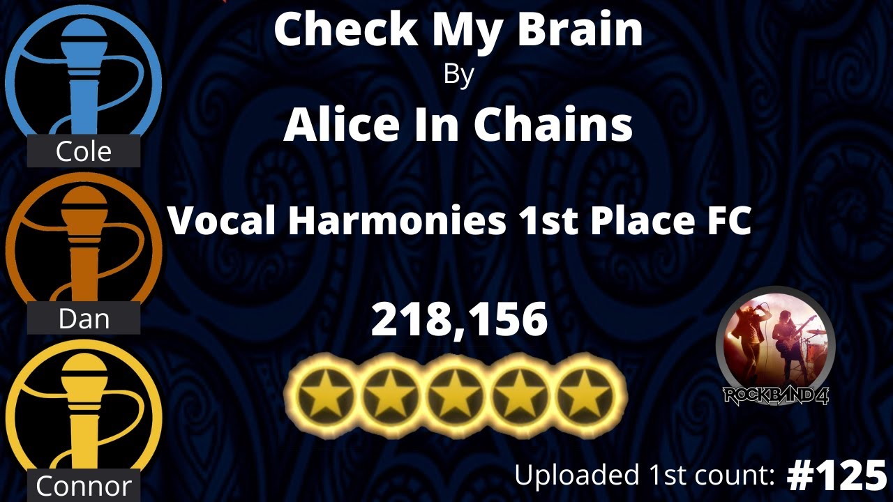 Check My Brain by Alice In Chains Vocal Harmony 1st Place FC - YouTube