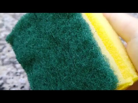 Kitchen Sponge Wet Ripping | Sponge ASMR - YouTube