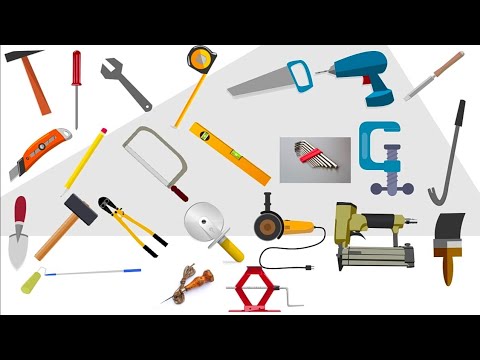 Tools vocabulary in English | Tools words with picture | Tools names ...