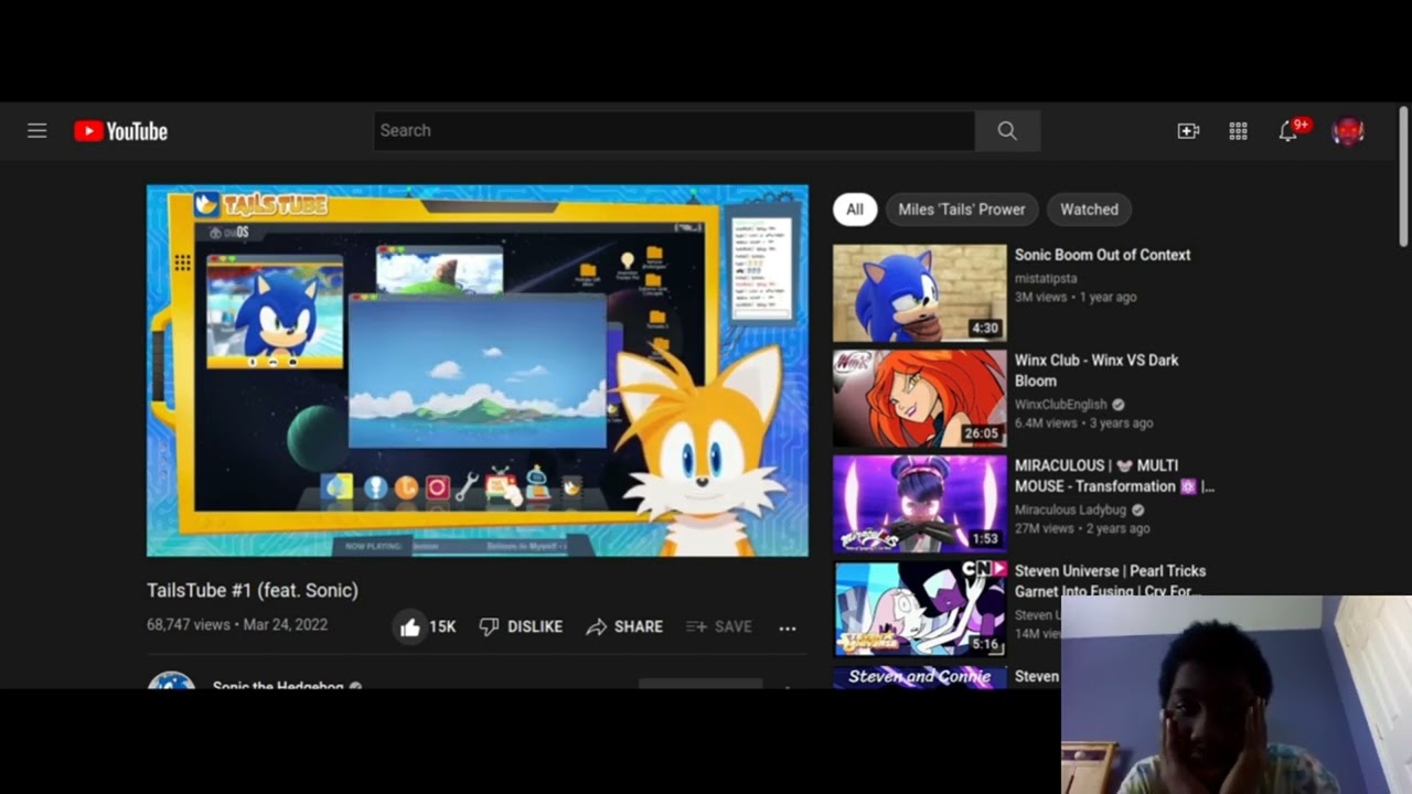 Tails is A Streamer Now!!!! TailsTube #1 Reaction (By Sonic The ...