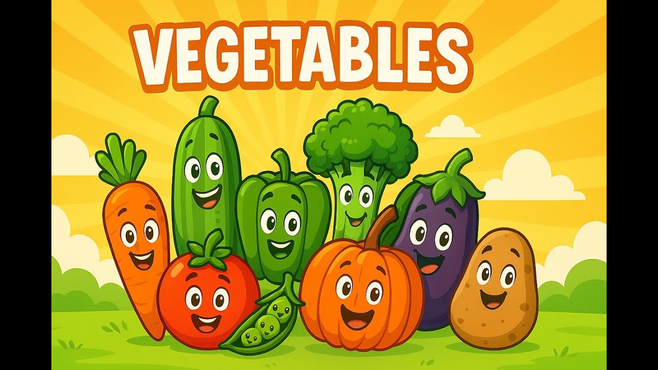 Colorful Veggie World 🌽 | Fun with Talking Vegetables! - YouTube