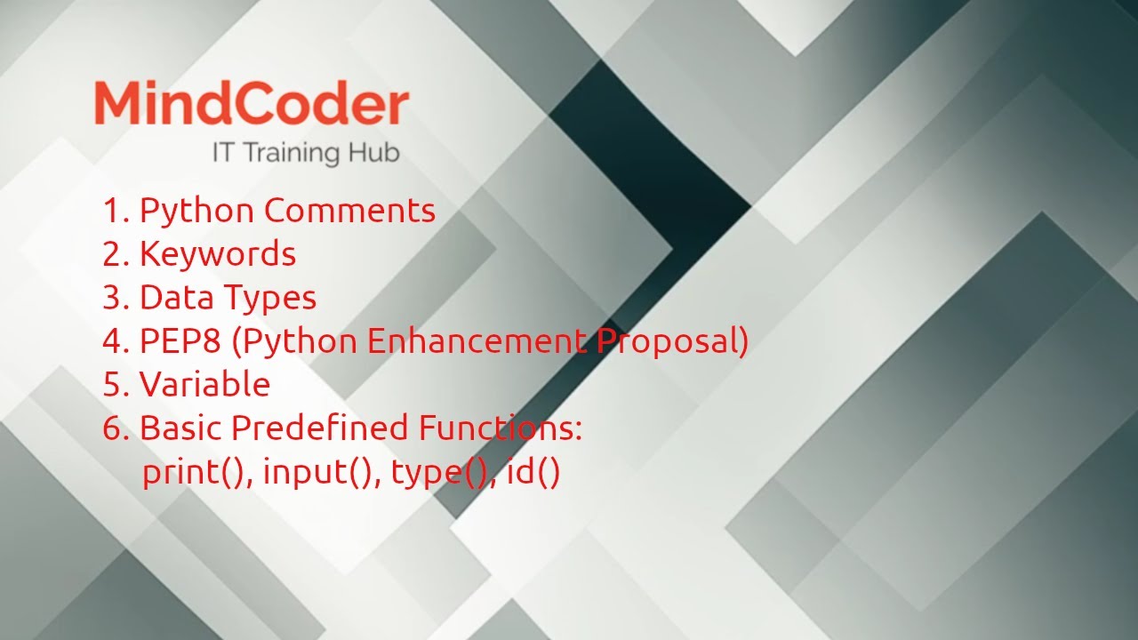 #3 Python Basics | Python Industrial Training - YouTube