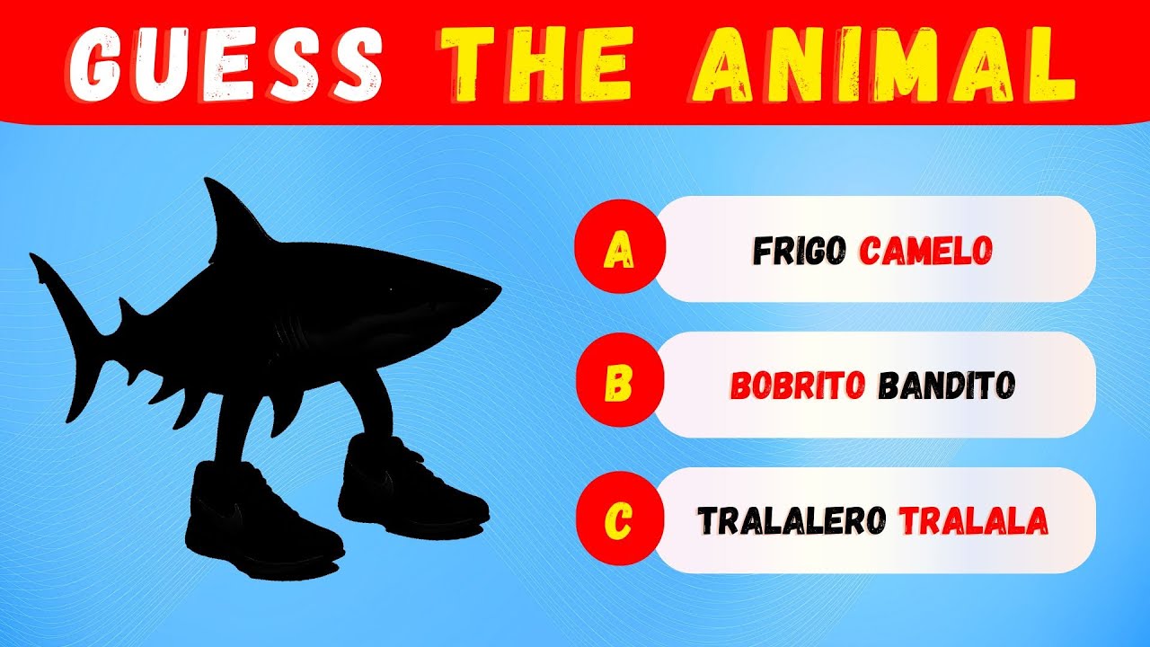 GUESS ITALIAN BRAINROT ANIMALS BY SHADOW | Italian Brainrot quiz - YouTube