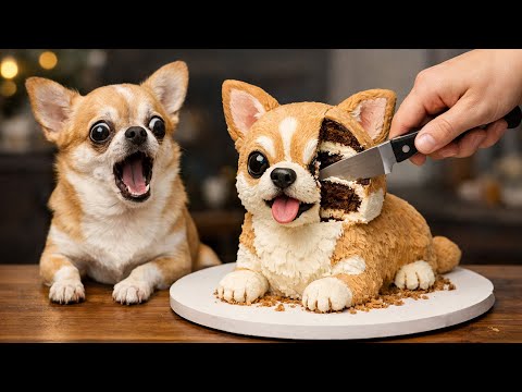 Dog and Cat Reactions to Cutting Cake 😱 Funny Dog and Cat Reactions 2026