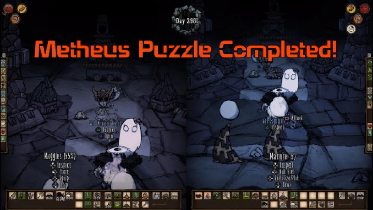 Don't Starve Together PS4/PS5: Metheus Puzzle Completed 2021 - YouTube