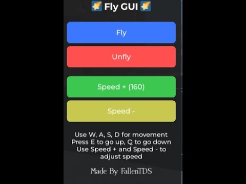 WORKING FLY GUI SCRIPT UNIVERSAL! - YouTube