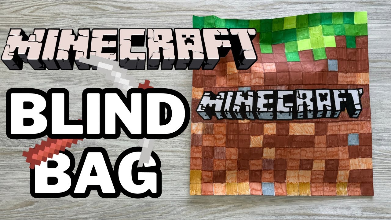 Unboxing Minecraft Paper Blind Bag | Paper Craft | DIY | | Squishy ...
