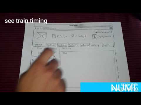 Paper prototype of hci - YouTube