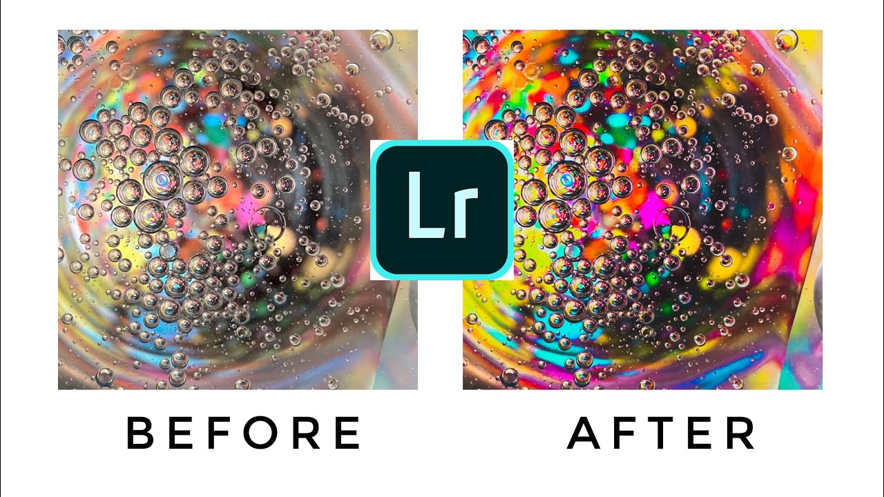 How to edit photo in Lightroom app | mobile editing | oil bubble ...