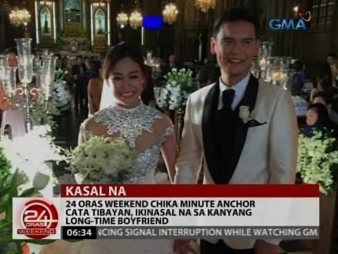 24 Oras Weekend Chika Minute Anchor Cata Tibayan, ikinasal na sa ...