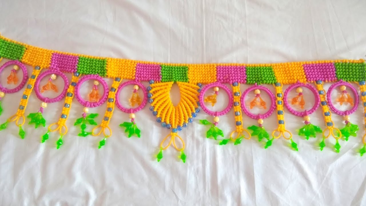 New design of Macrame Toran - YouTube