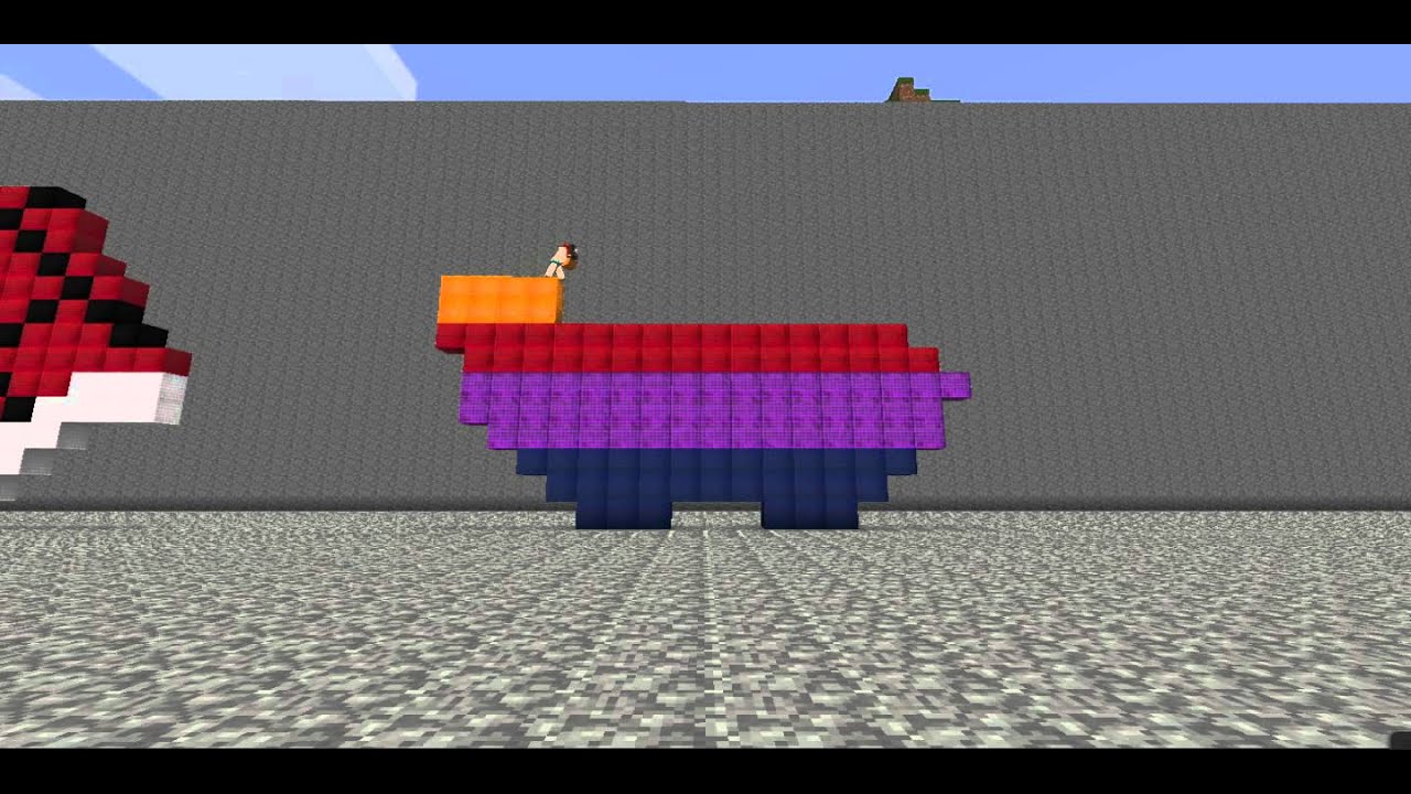 Minecraft Speed Art | Apple Logo - YouTube