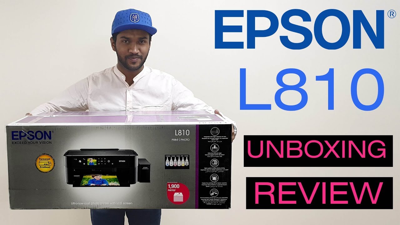 Epson L810 printer Unboxing | Review | Setup - YouTube
