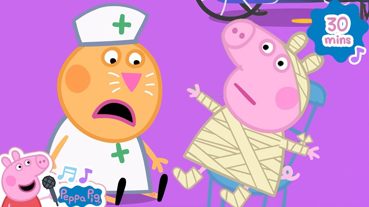 Peppa's Got A Boo Boo + More Nursery Rhymes for Kids | Kids Songs ...