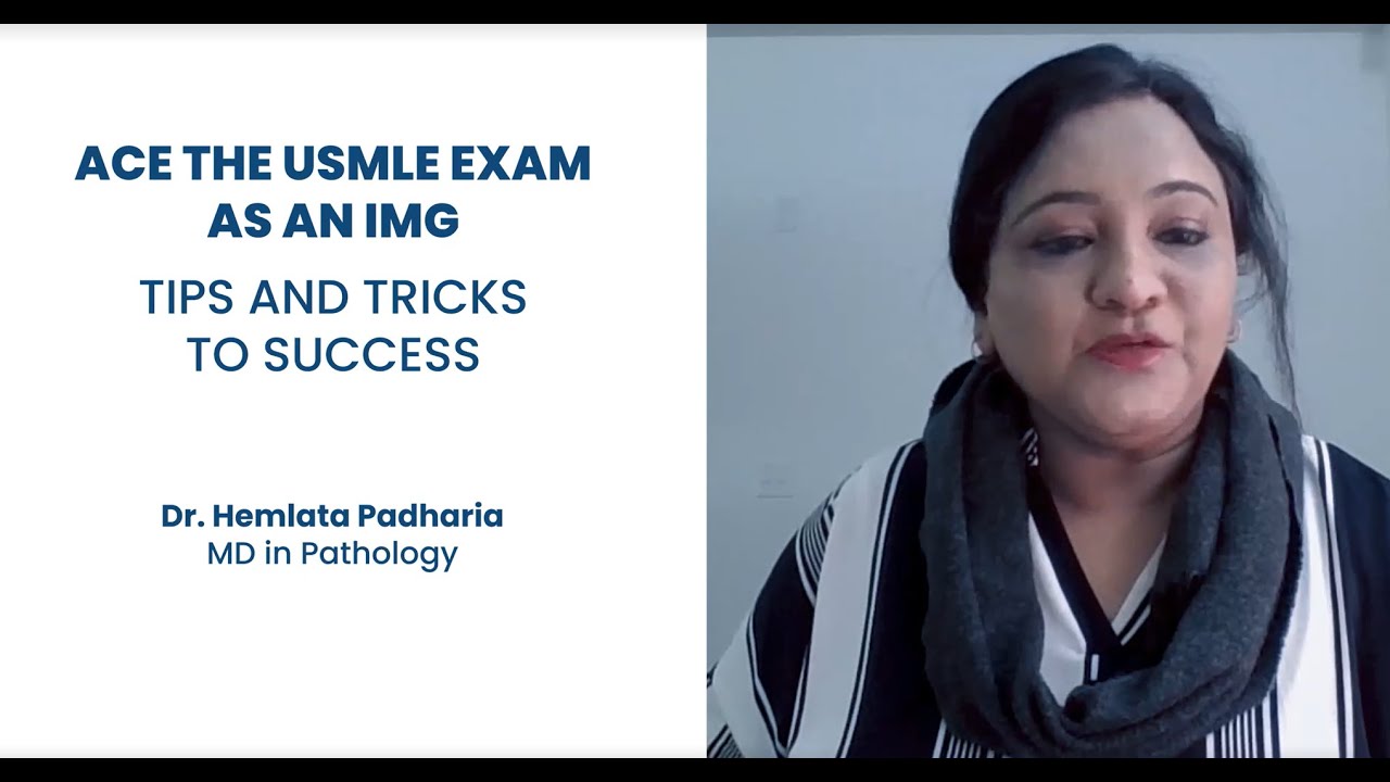 Tips and tricks to ace the USMLE exam by Dr. Hemlata Padharia - YouTube