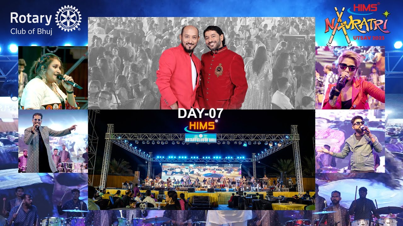 Rotary Club Of Bhuj_HIMS NAVRATRI - 2023, Day -7, Hanif & Aslam Live ...