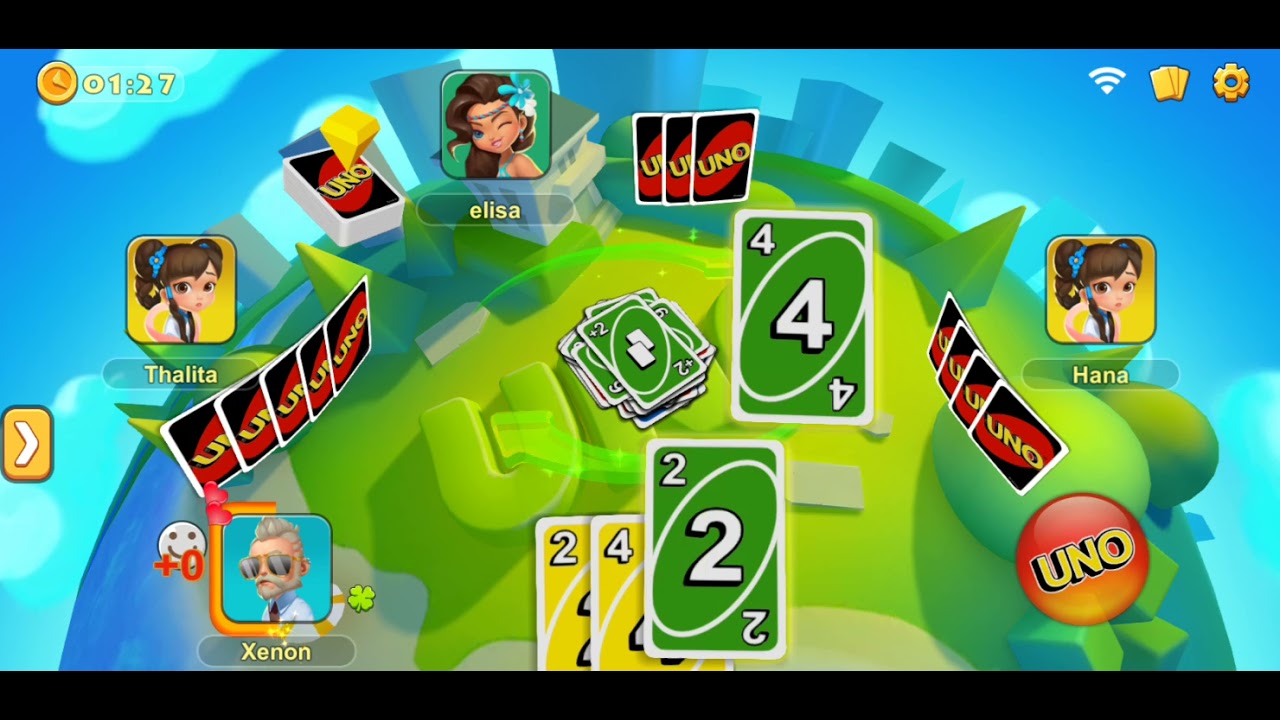Playing Uno Mobile for the first time - YouTube
