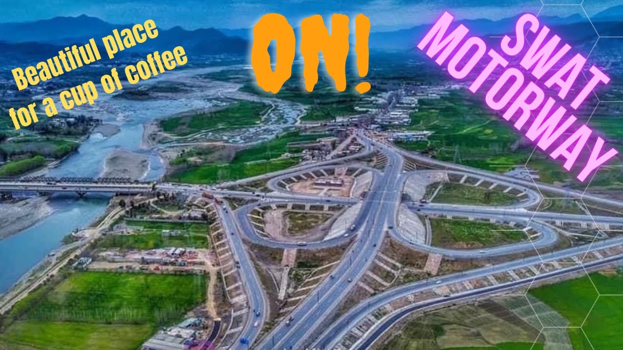Newly built Swat Motorway service area. Small and beautiful place for a ...