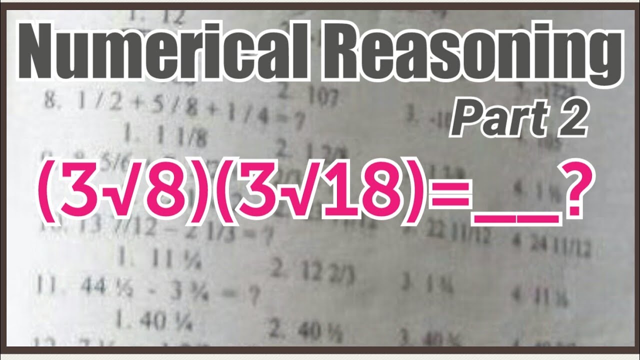 Part 2 Civil Service Numerical Reasoning Test Multiplication Of part-2-civil-service-numerical-reasoning-test-multiplication-of