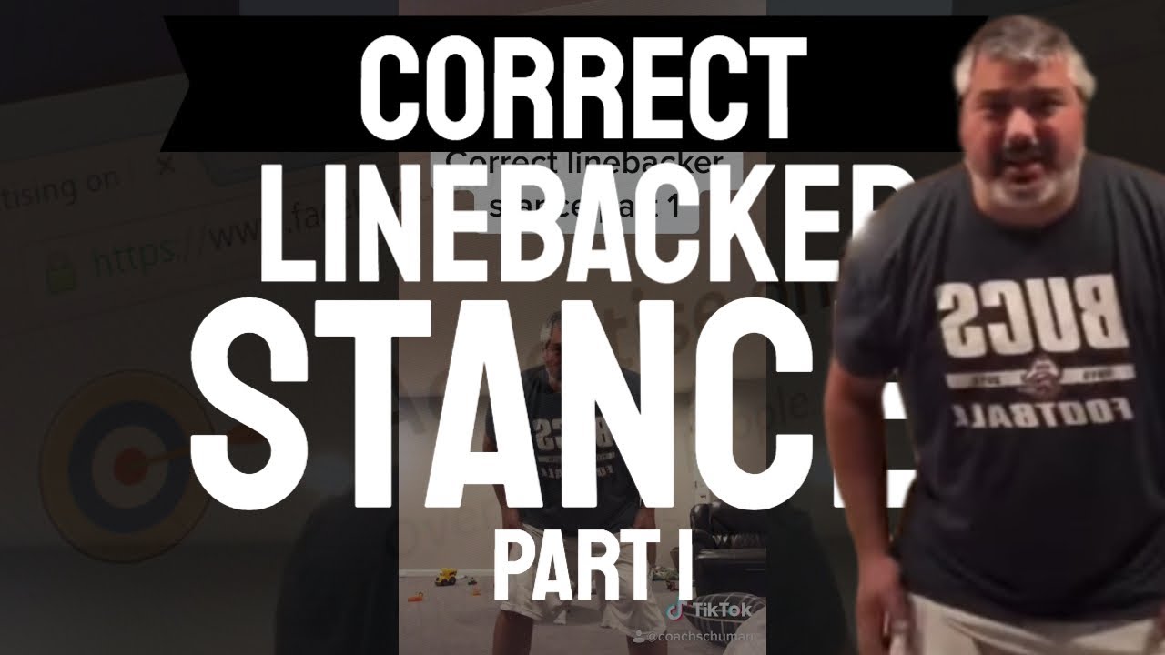 Correct Linebacker Stance Part 1 - YouTube