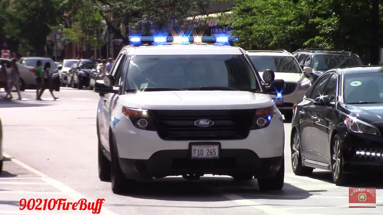 Chicago Police Dept. Ford Explorer Responding Code 3 - YouTube
