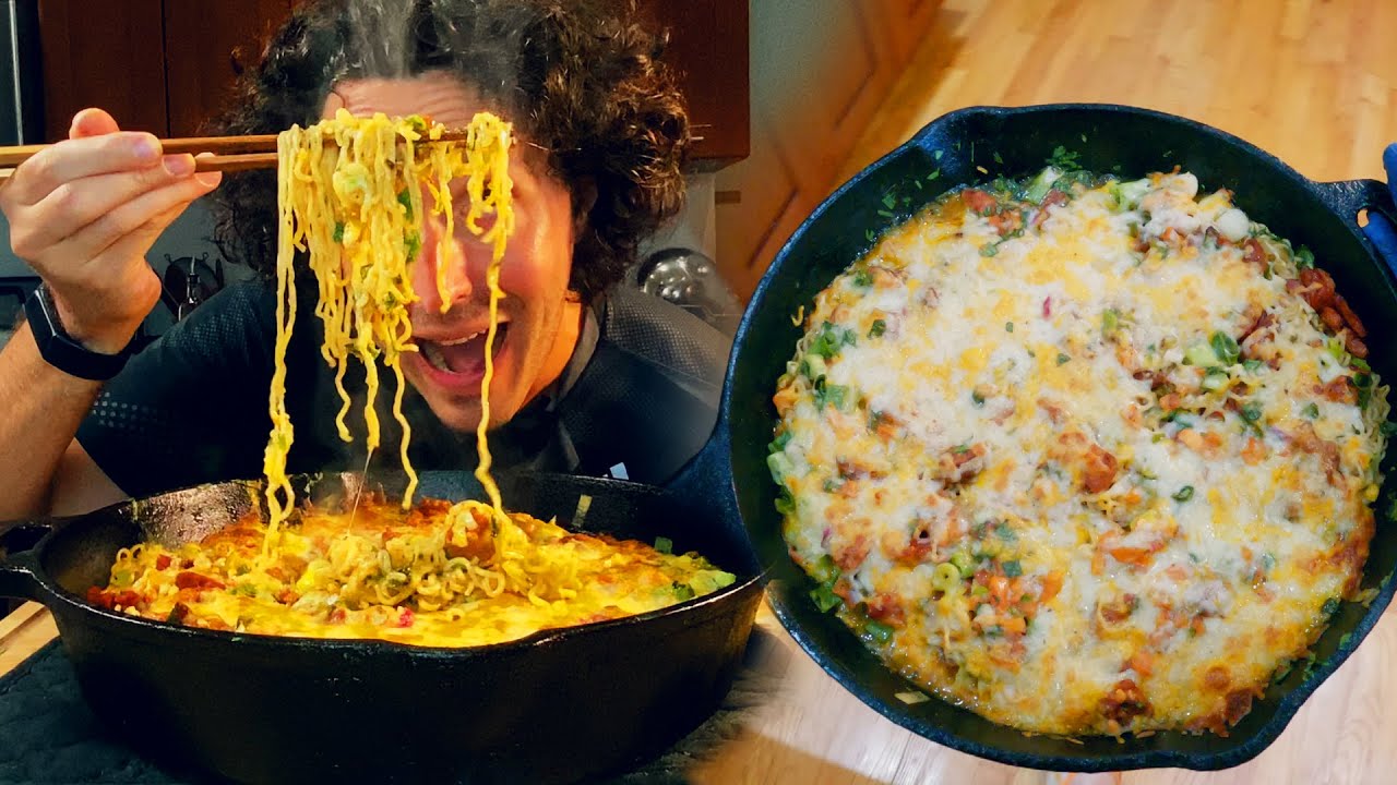 LOADED Nachos made with RAMEN NOODLES!? - YouTube