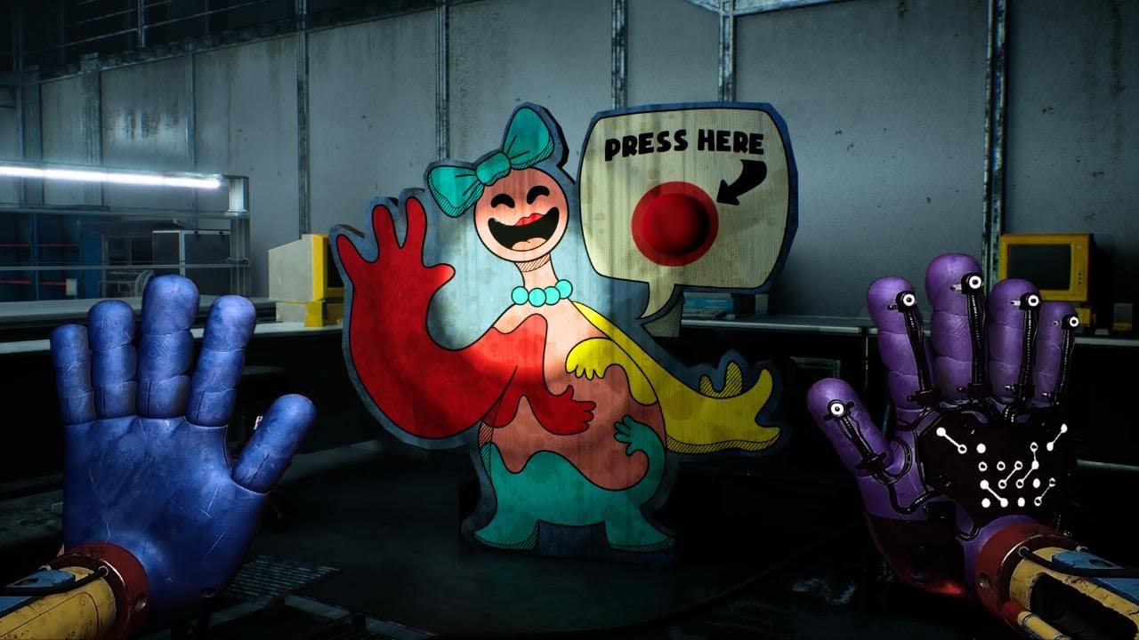 Poppy Playtime: Chapter 5 - I Found Secret Dolly The Doughgirl Cardboard Cutout - YouTube