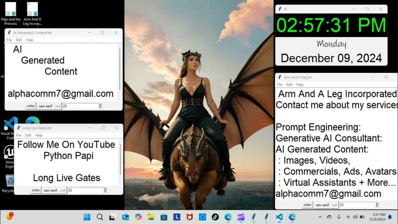 Python Papi / Unreal Engine Journey - Day 6 - Started New Construction - Random Coding Clip ...