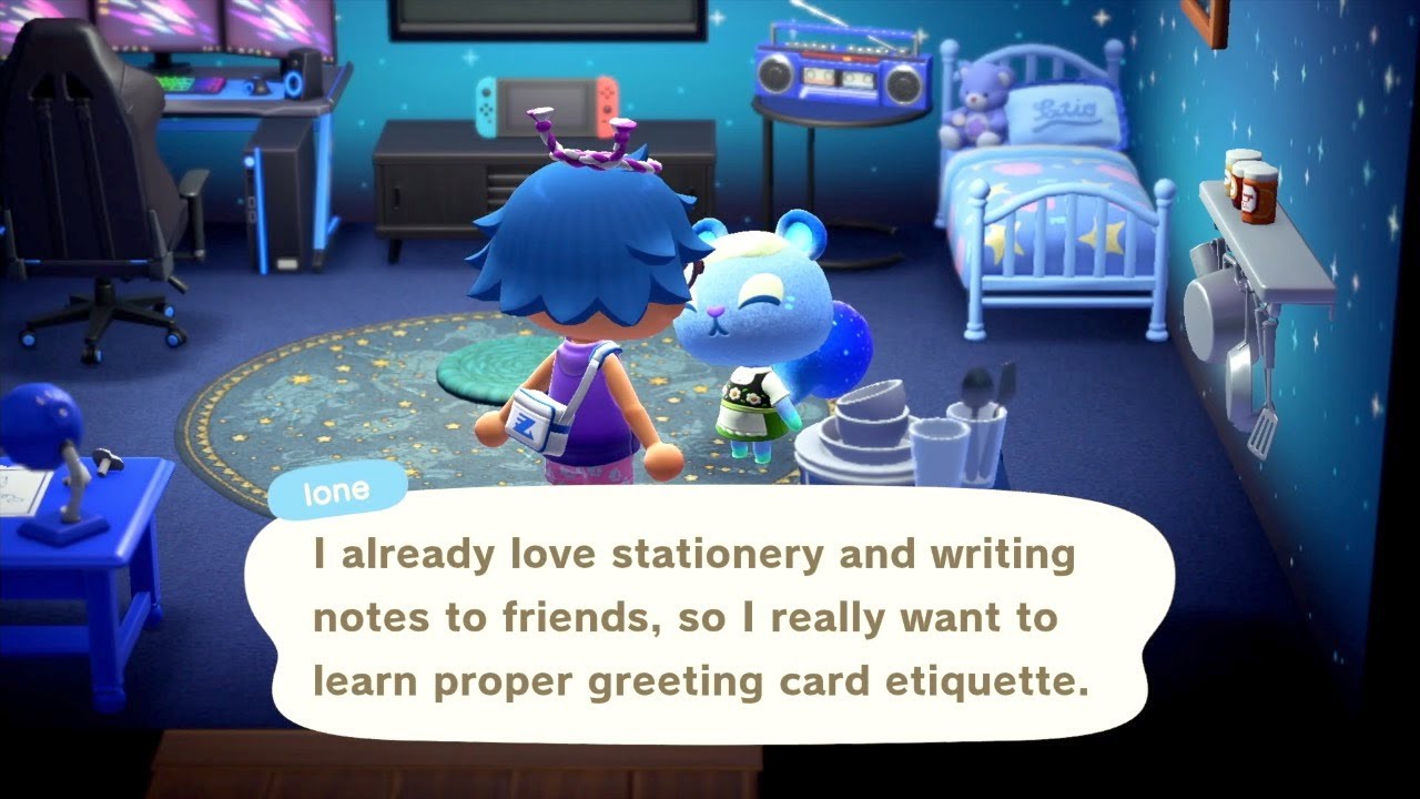Ione | Proper Greeting Card Etiquette — ACNH Shorts - YouTube
