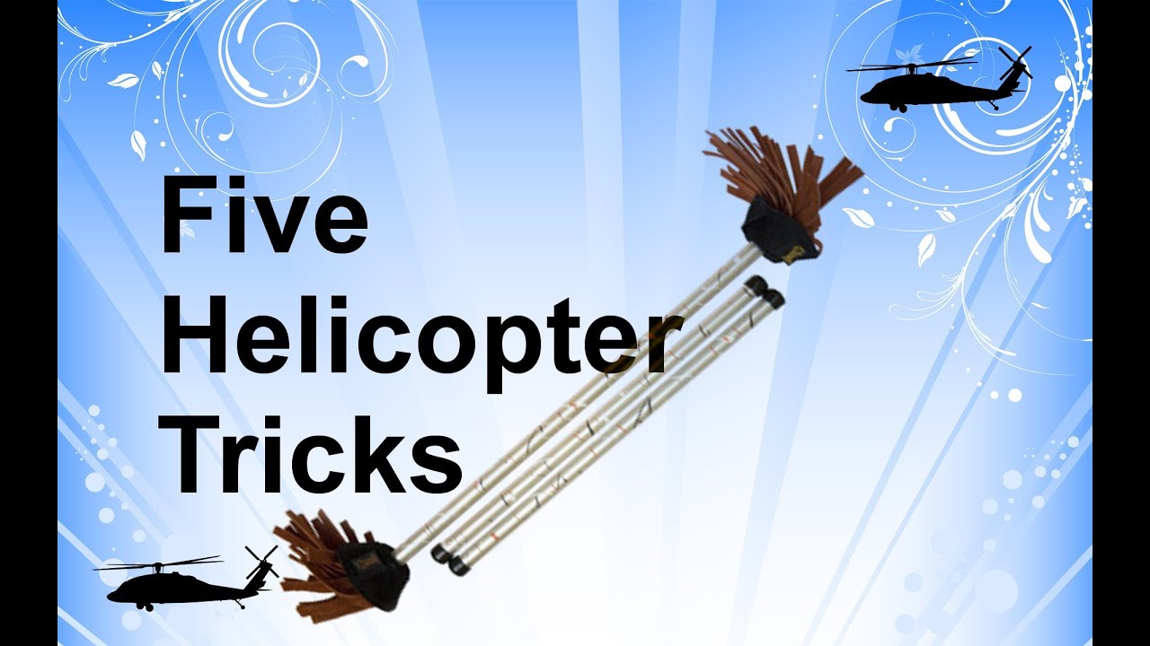 5 (Relatively) Easy Helicopter Tricks You Can Learn *Tutorial* - YouTube