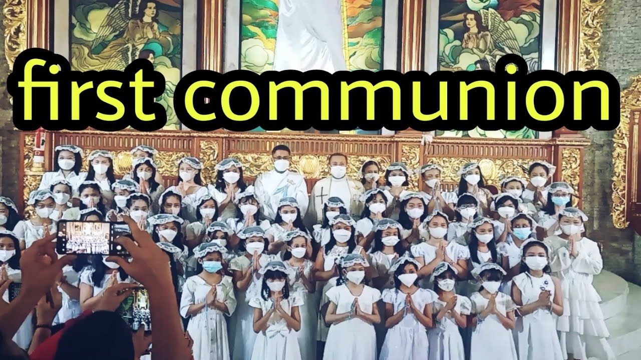 first communion at west rembo Makati city church - YouTube