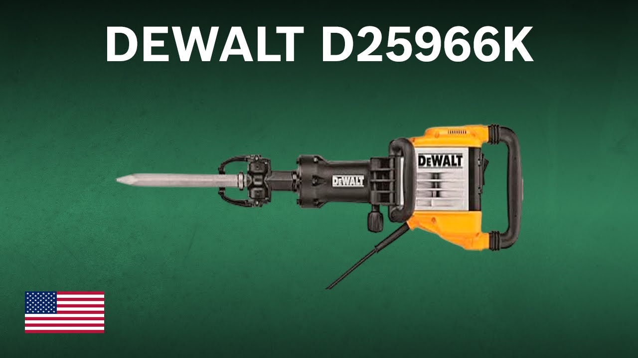 Demolition Hammer DEWALT D25966K - YouTube