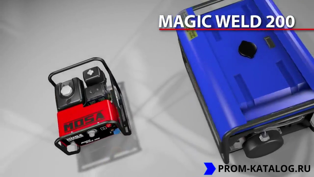 CВАРОЧНЫЕ ГЕНЕРАТОРЫ MOSA NEW MAGIC WELD & MAGIC WELD 200 - YouTube