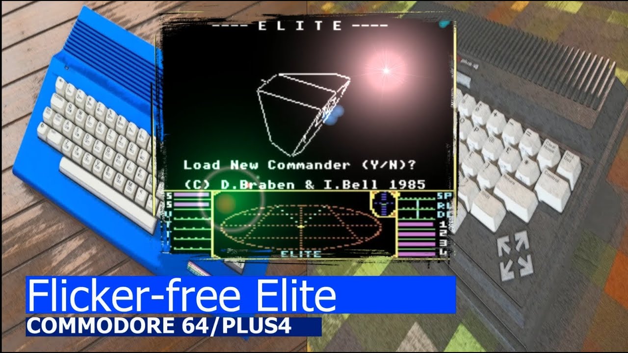 Commodore 64/PLUS4 -=Elite=- Flicker-free - YouTube