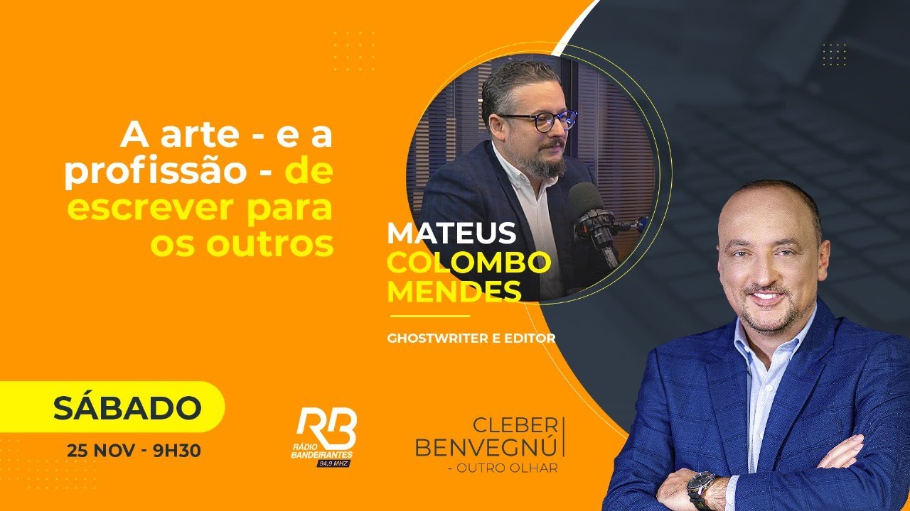 A arte - e a profissão - de escrever para os outros | Mateus Colombo ...