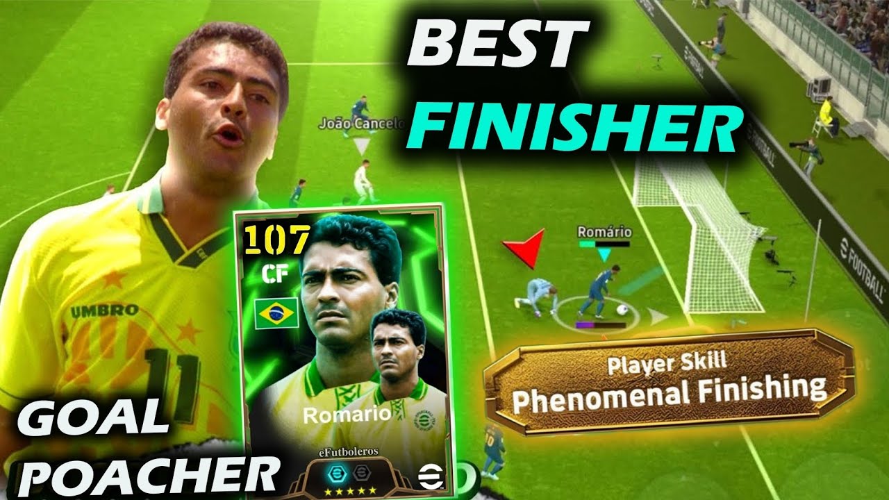 Romario Goal Poacher Review: GOAT STRIKER🐐efootball |efootball 2025 ...