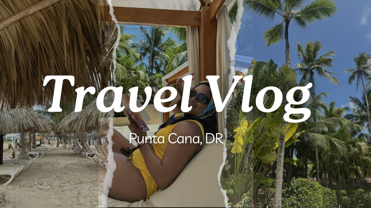 🇩🇴DR Travel Vlog 🇩🇴(working out on vaca, weak resort food, KFC in DR ...