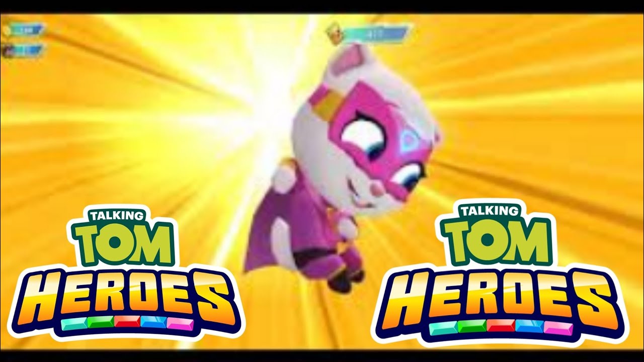 Unleashing Superhero Mayhem: Talking Tom Hero Dash Gameplay - YouTube